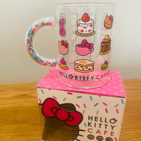 Hello Kitty | Kitchen | Hello Kitty Treats And Sprinkles Cafe Mug ...
